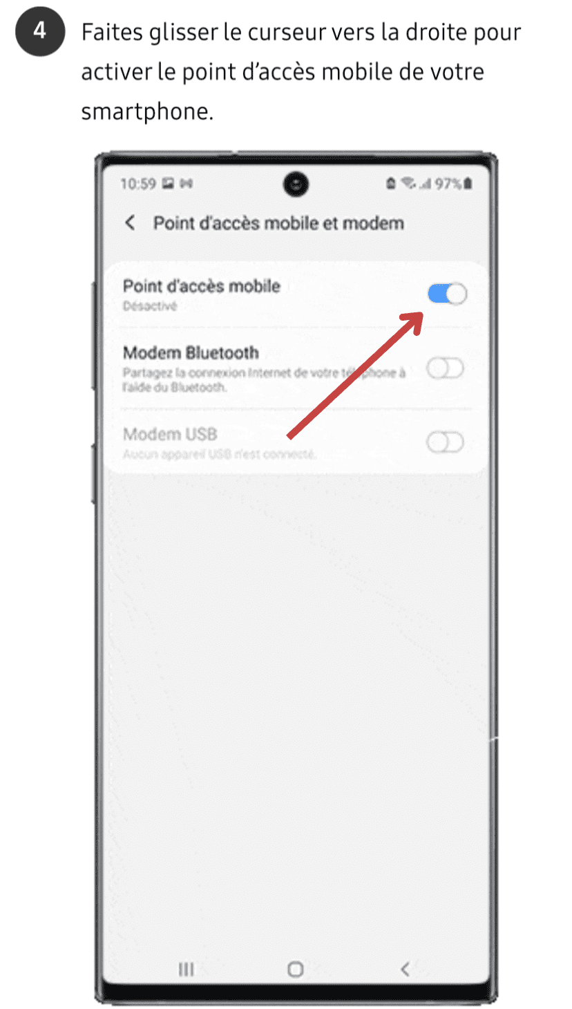 Comment activer le partage de connexion sur Samsung ? - Scolinfo